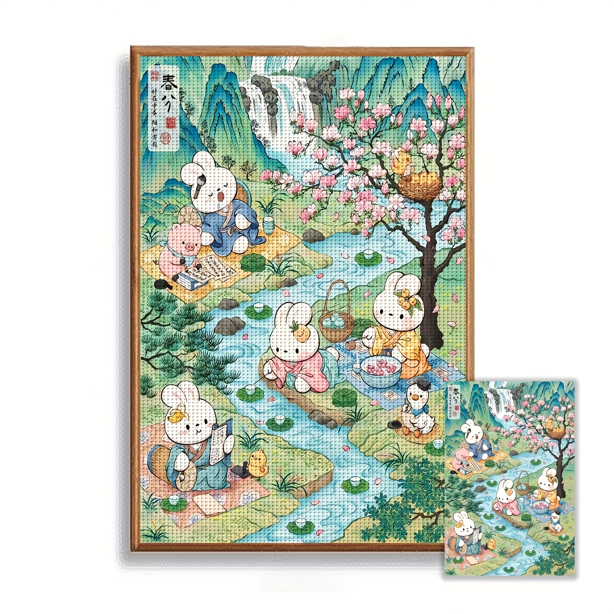 cross stitching kits sold on Temu United States