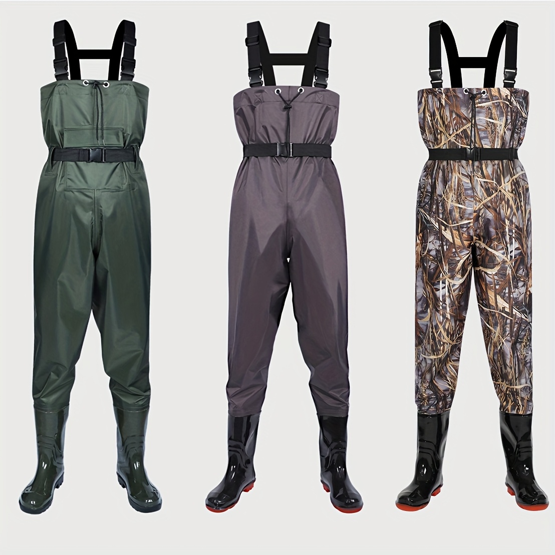 Bootfoot Chest Waders Chest Waders With Boots - 2-Ply Nylon/PVC ...