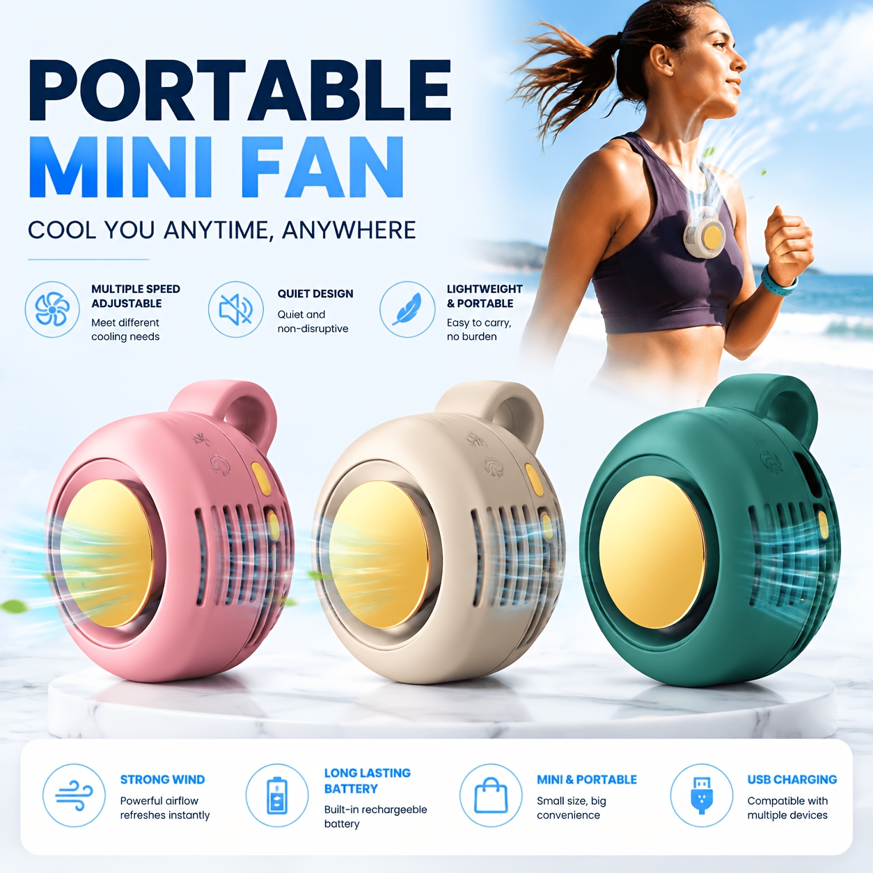 clip on fan sold on Temu United States