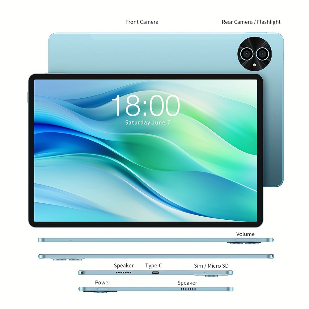 Teclast P50 Tablet Pc 11-inch Tddi Display, Unisoc T606 Octa-core Mali ...