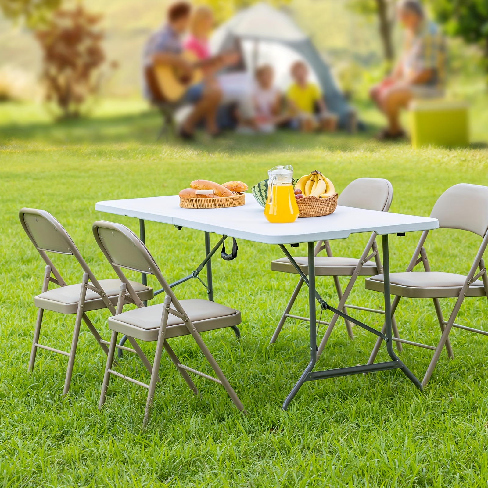 portable bars folding table indoor heavy duty 300lbs weight Temu