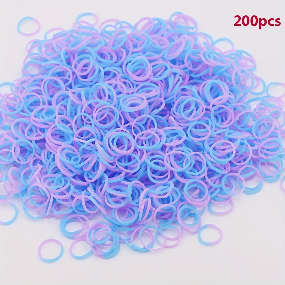 200 Stück Doppelfarbige Loom Bands Set Armbänder - Temu Switzerland