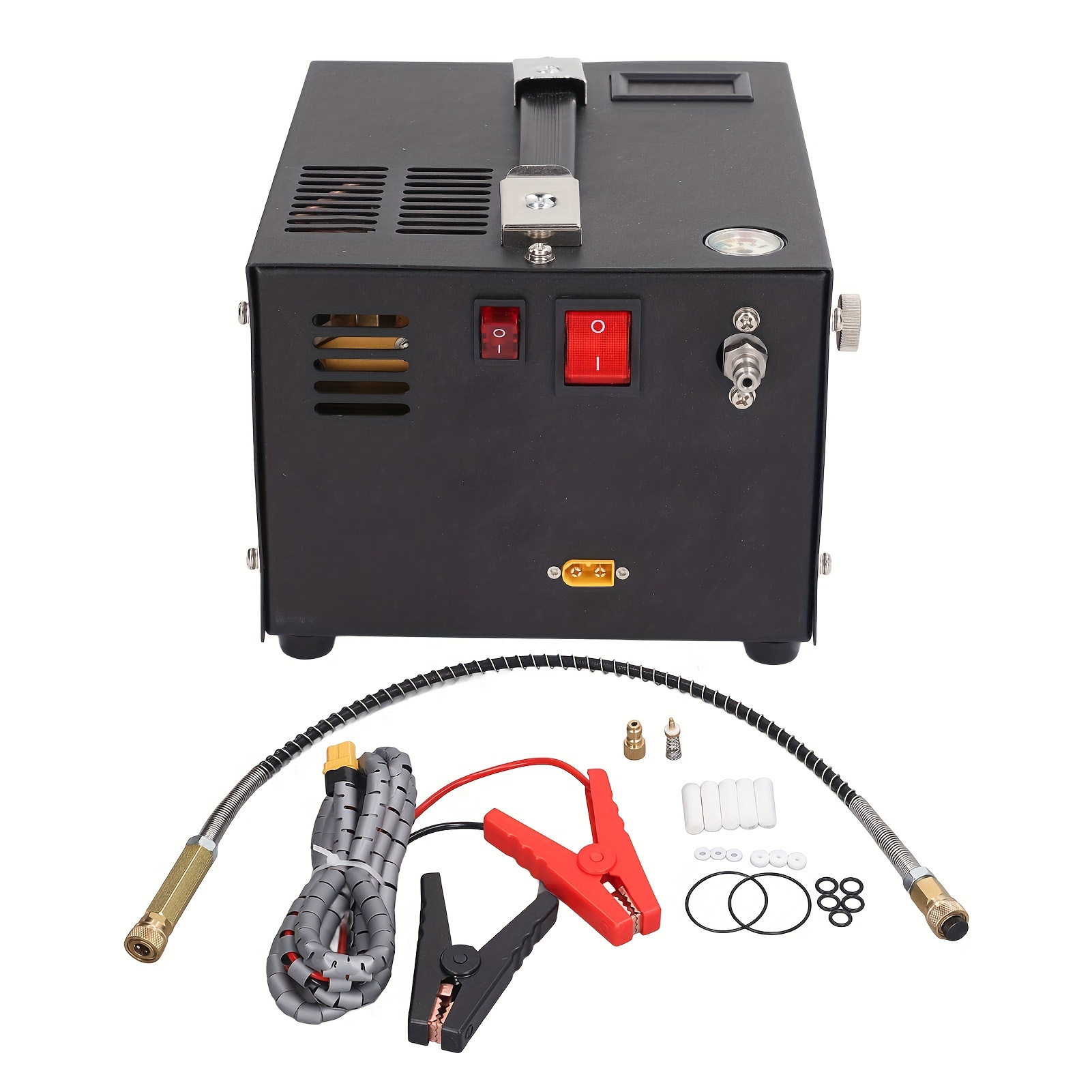 Portable Pcp Air Rifle Compressor, 4500psi 30mpa 12v High Pressure Pump ...