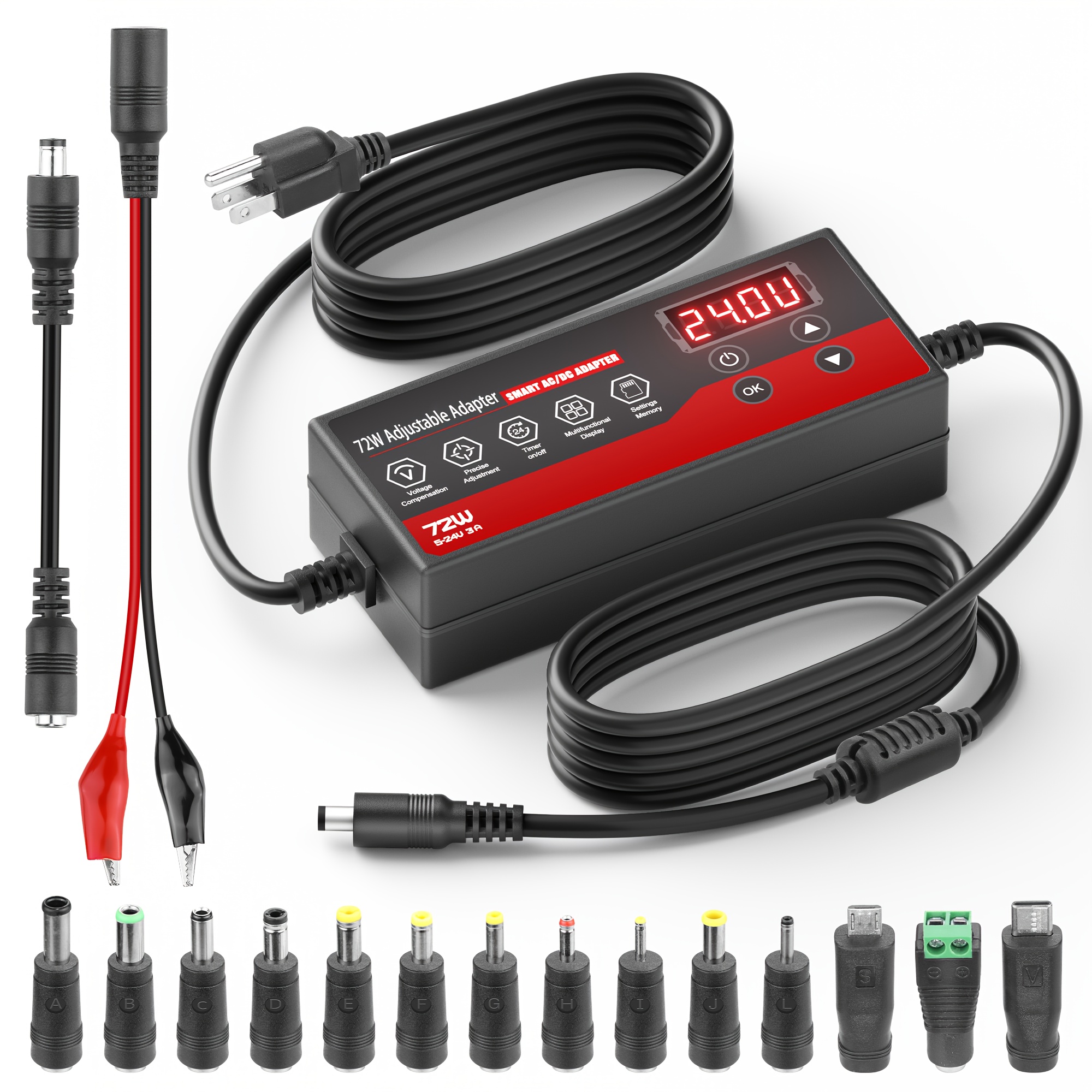 variable power supply sold on Temu United States