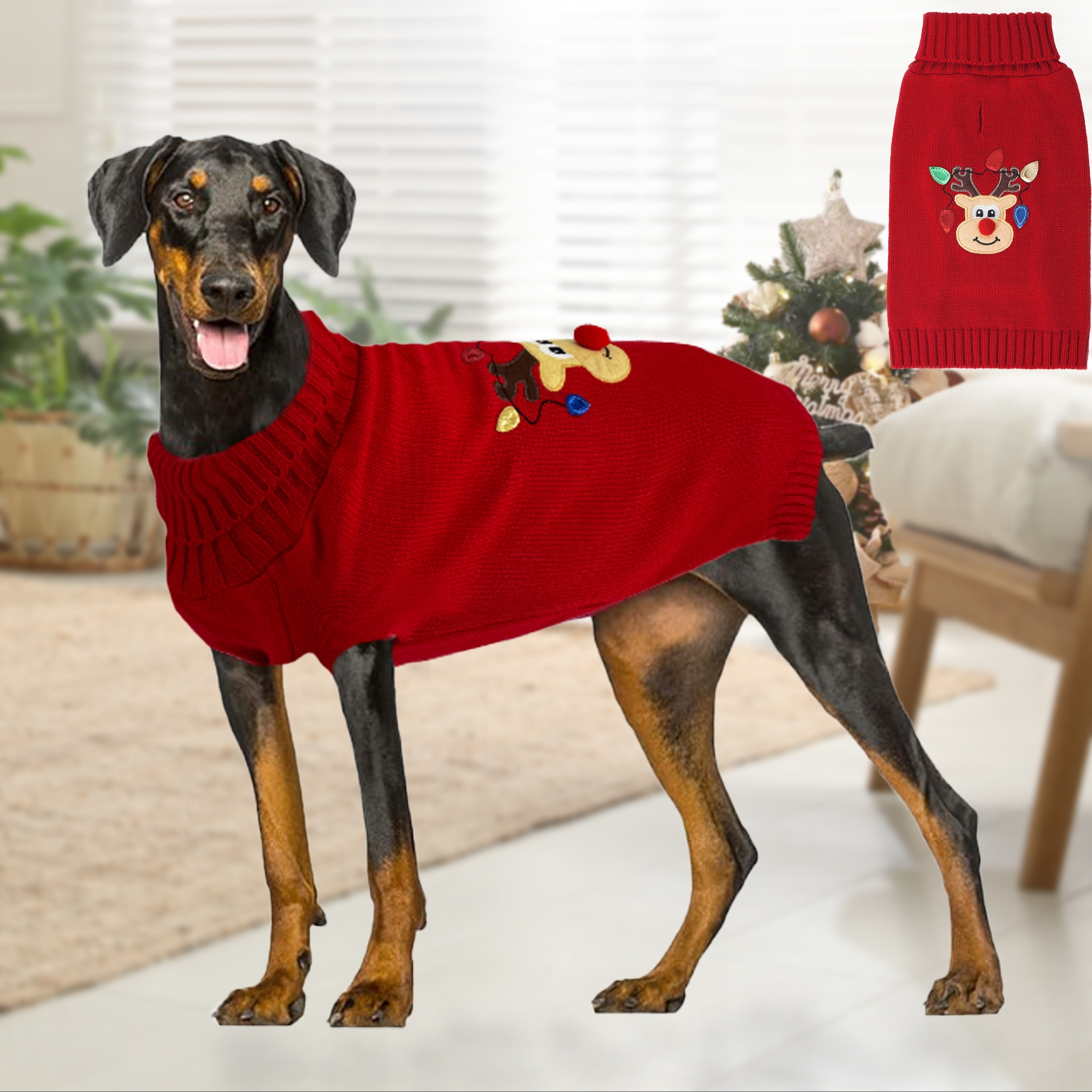 Large dog xmas jumpers store