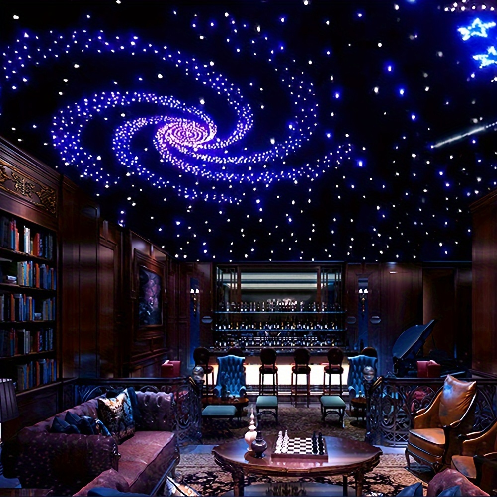 Rgb Glass Fiber Automotive Starry Sky Fiber Optic Set 12v. - Temu