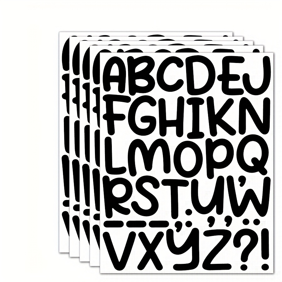 vinyl letter stickers sold on Temu United States