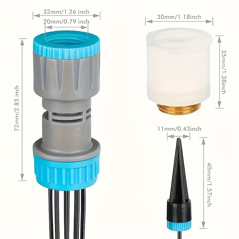Kit Dirrigation Goutte à Goutte 10 Pièces Adaptateur Temu Canada