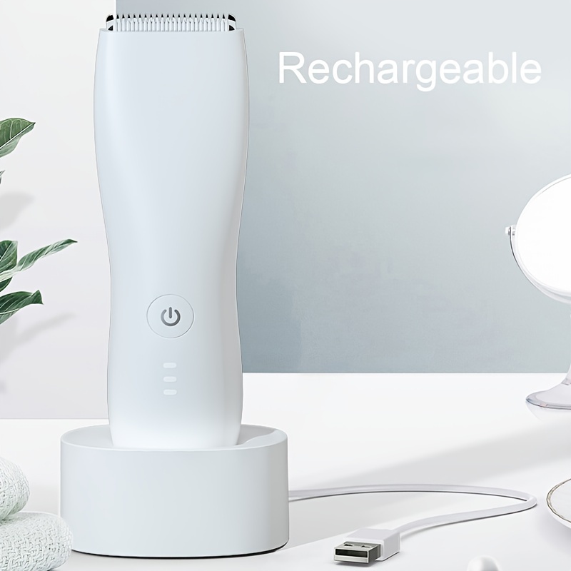 Rechargeable Women's Electric Shaver Ceramic Blades Wet Dry - Temu Canada