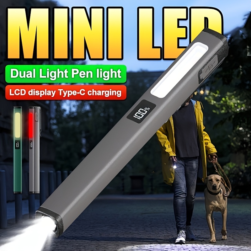 Magnetic Flashlight Rechargeable 2000 Lumens Rechargeable Flashlight ...
