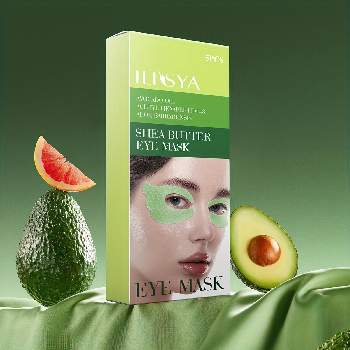 Shea Butter Butterfly Eye Mask, Eye Patch, Rich In Collagen And Shea ...