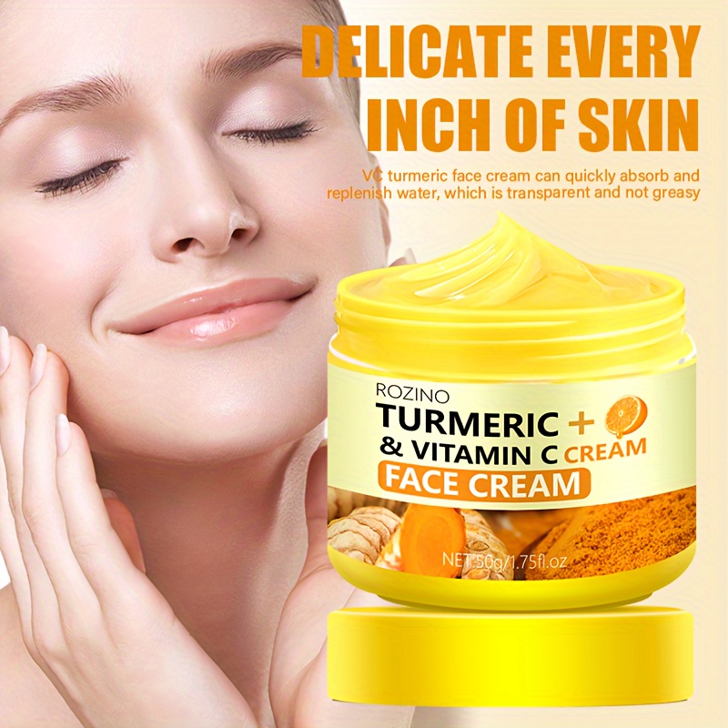 Turmeric Vitamin C Face Cream Hydrating Brightening - Temu