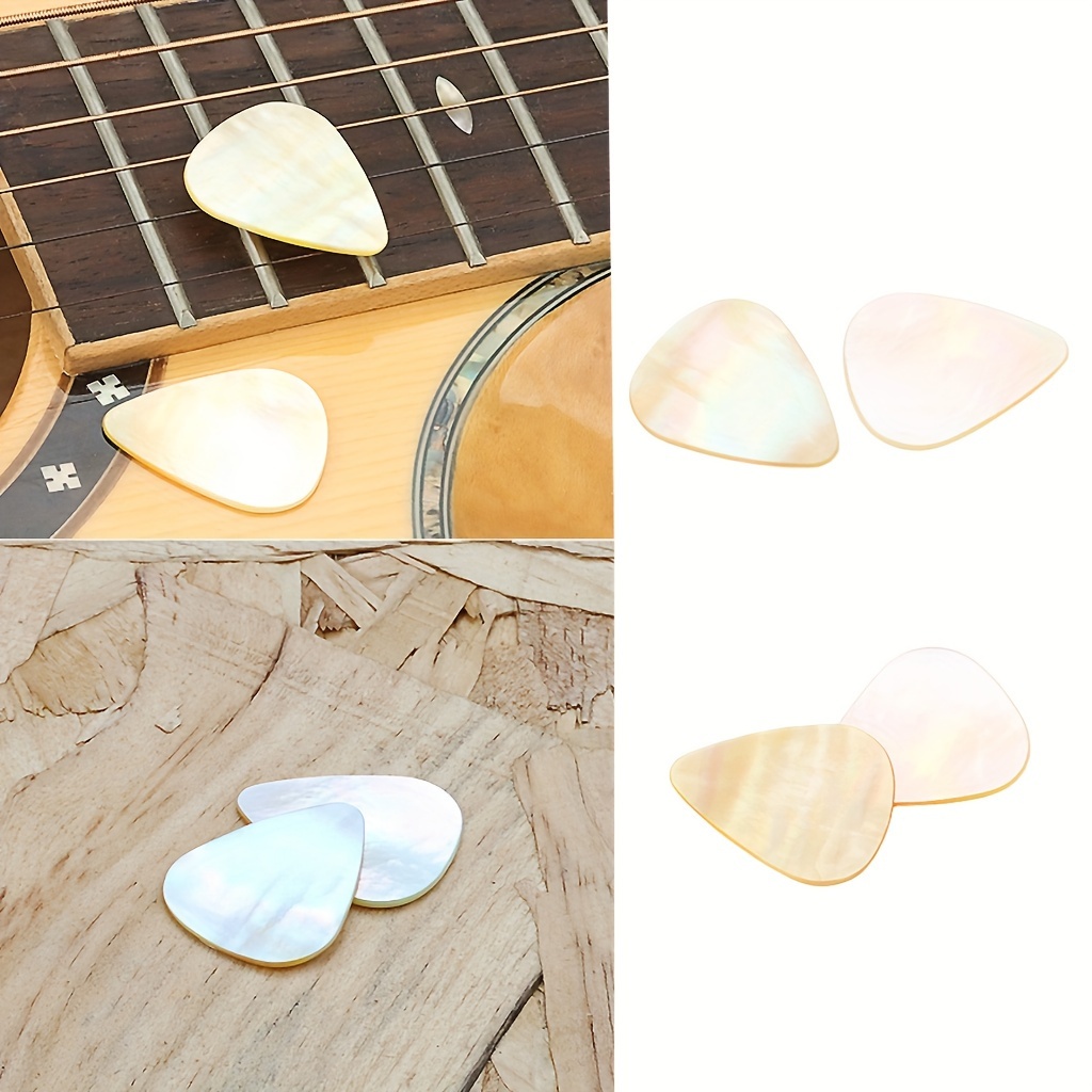 Premium Shell Guitar Picks - Smooth, Durable Thumb & Standard For ...