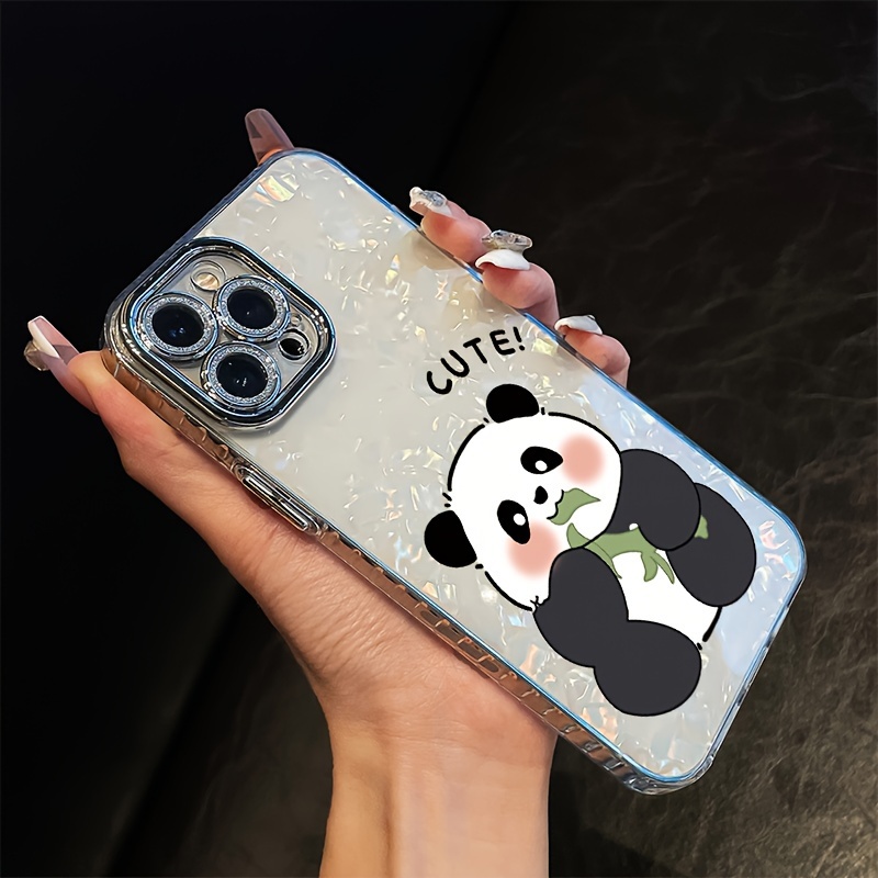 Eating Bamboo Pandas Case Iphone Models 11 15 Pro Max Soft - Temu