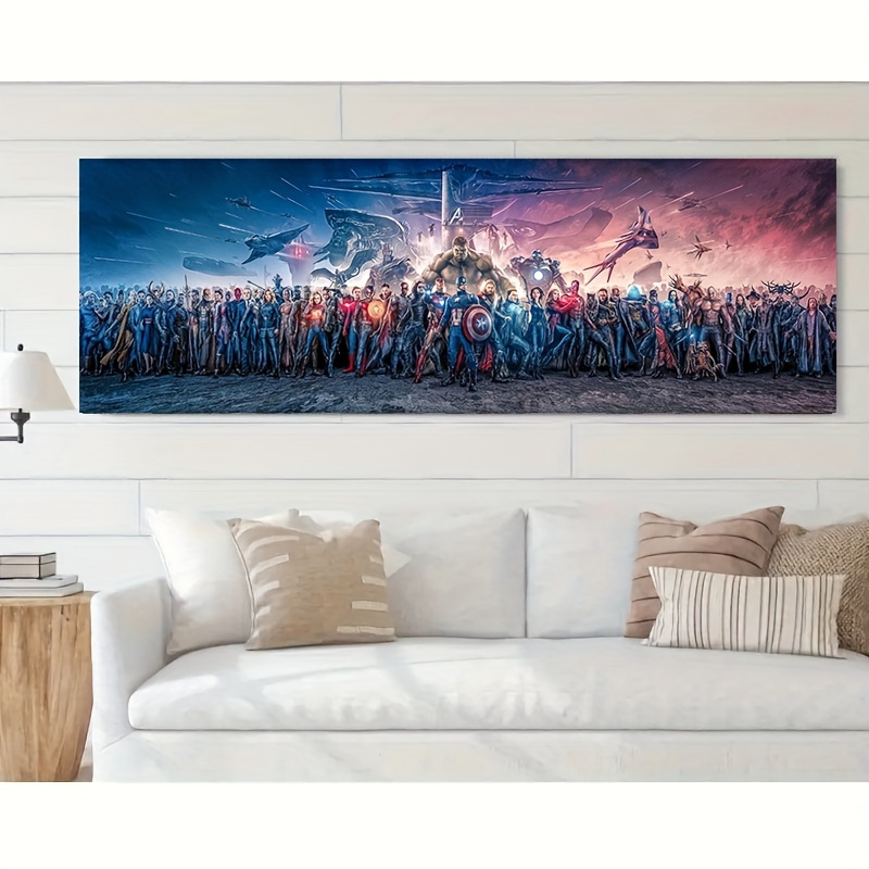 Unframed Canvas Poster Modern Art Poster Spiderman - Temu