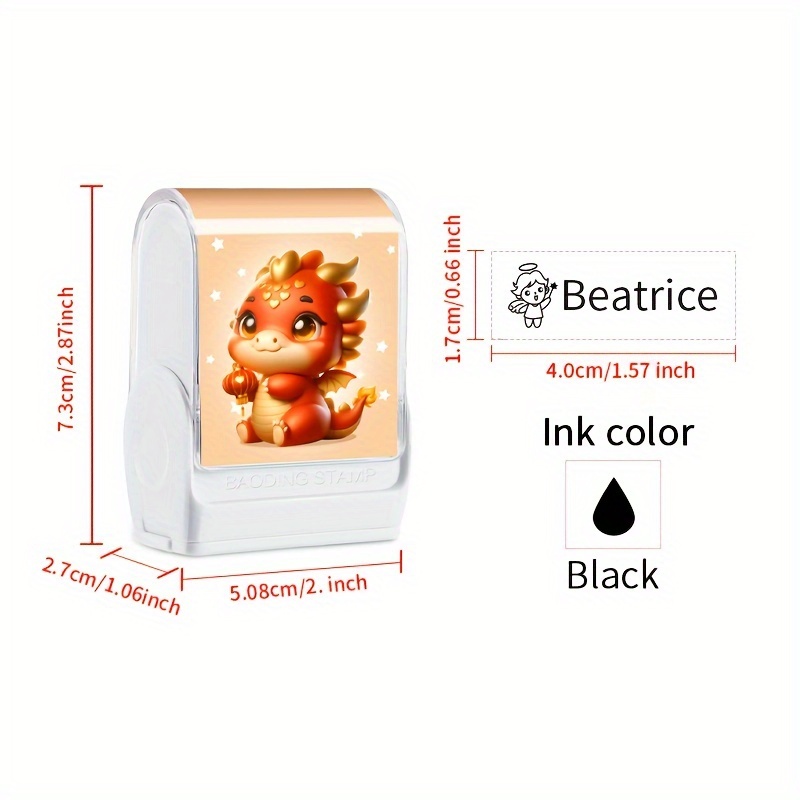 Exclusive Dragon Name Stamp Premier Clothing Seal School - Temu Ireland