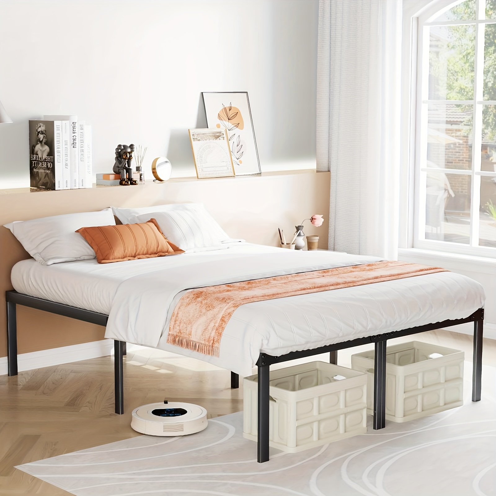 bed frame sold on Temu United States