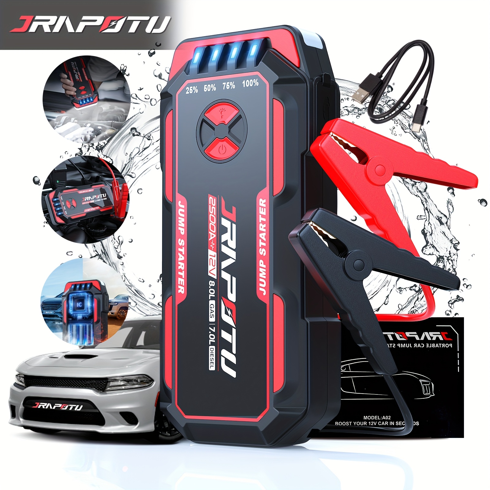 jump starter sold on Temu United States