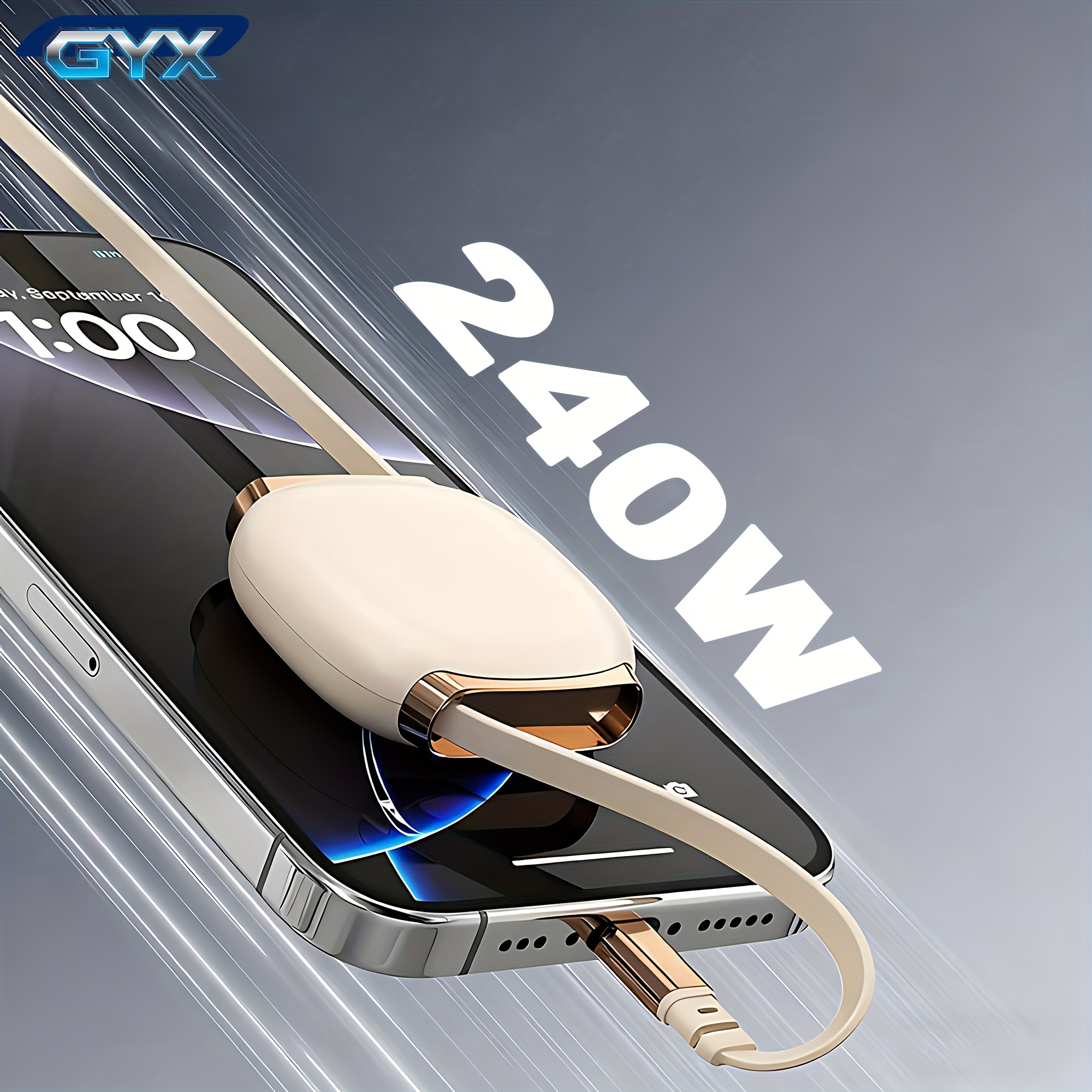 retractable usb c sold on Temu United States