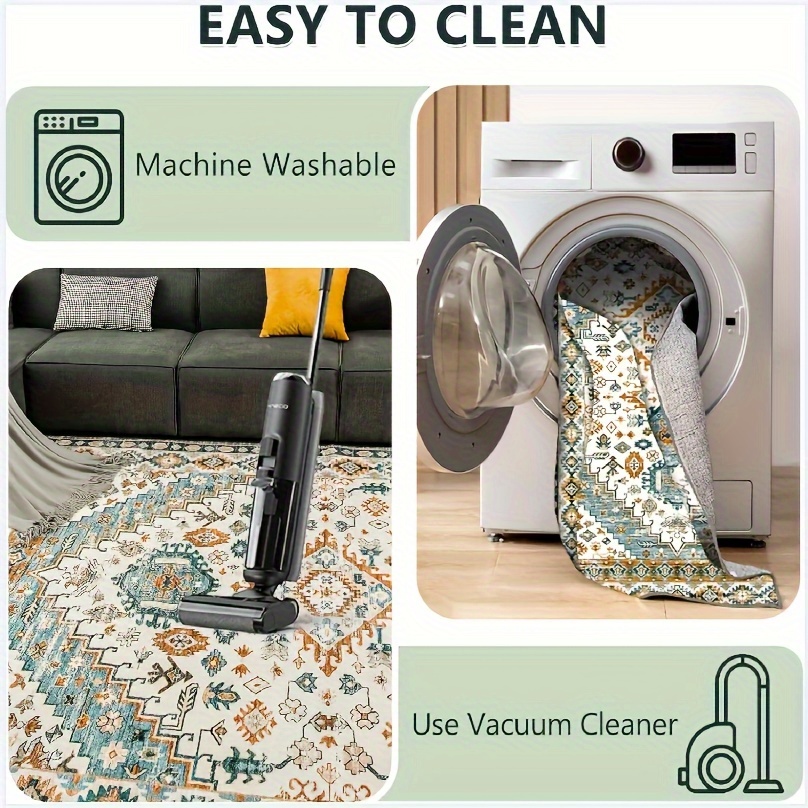 Colorful Dragon-themed Outdoor Rug - Stain & Water-resistant Polyester ...