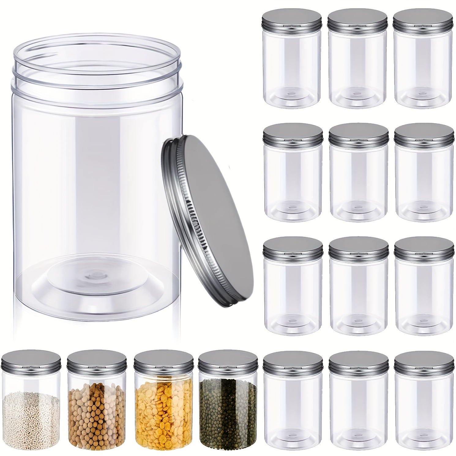 Small Jars With Lids sold on Temu United States