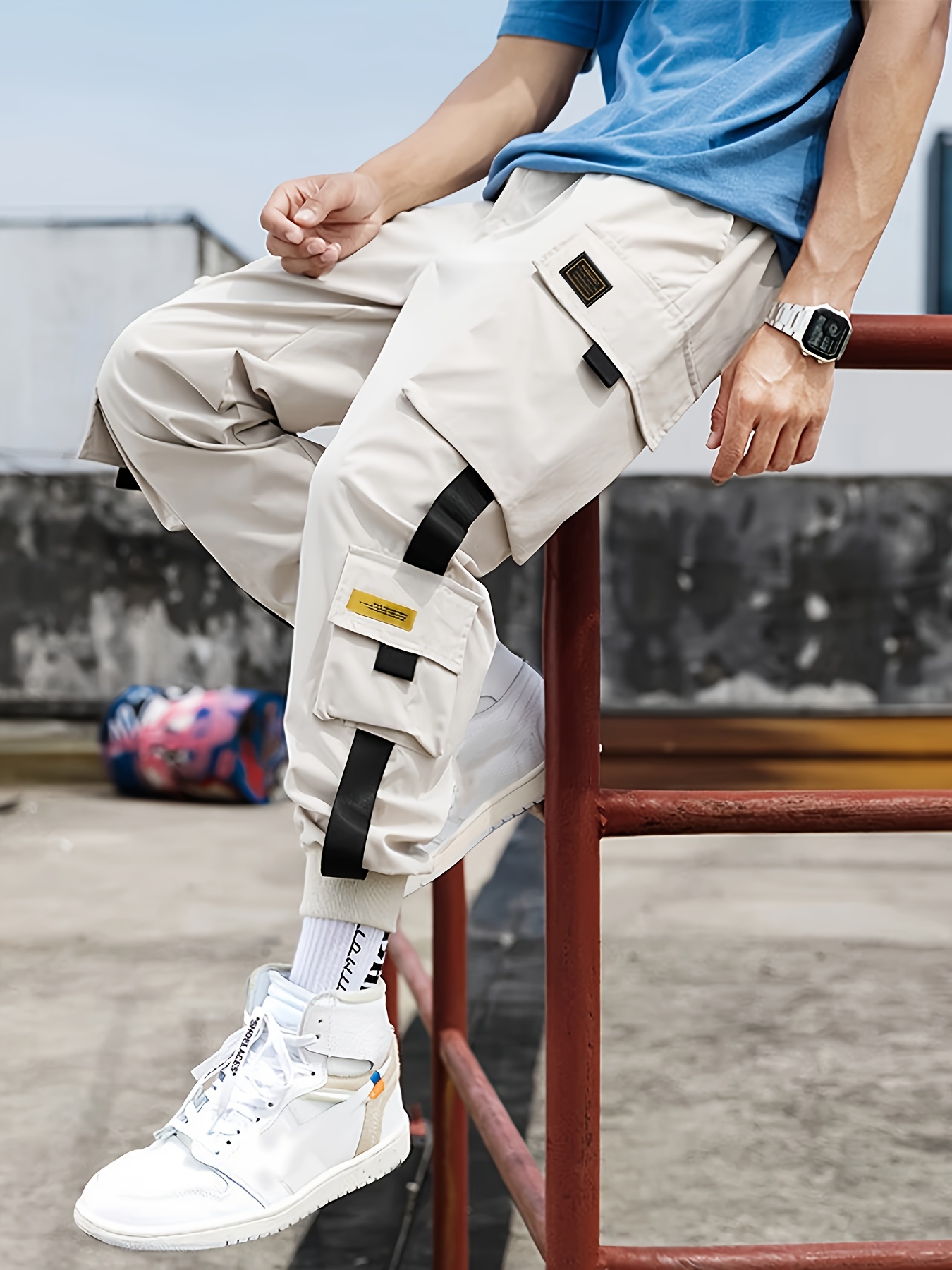 techwear cargos sold on Temu United States