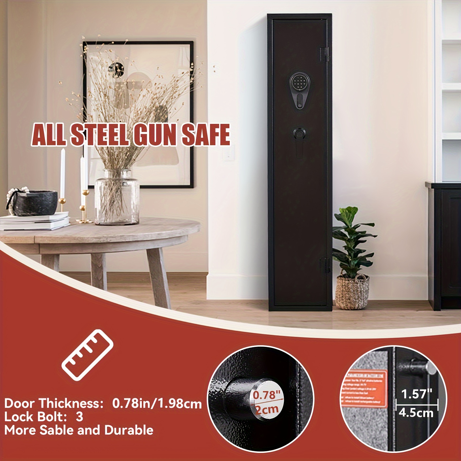 5 Gun Safe Gun Safes - Temu