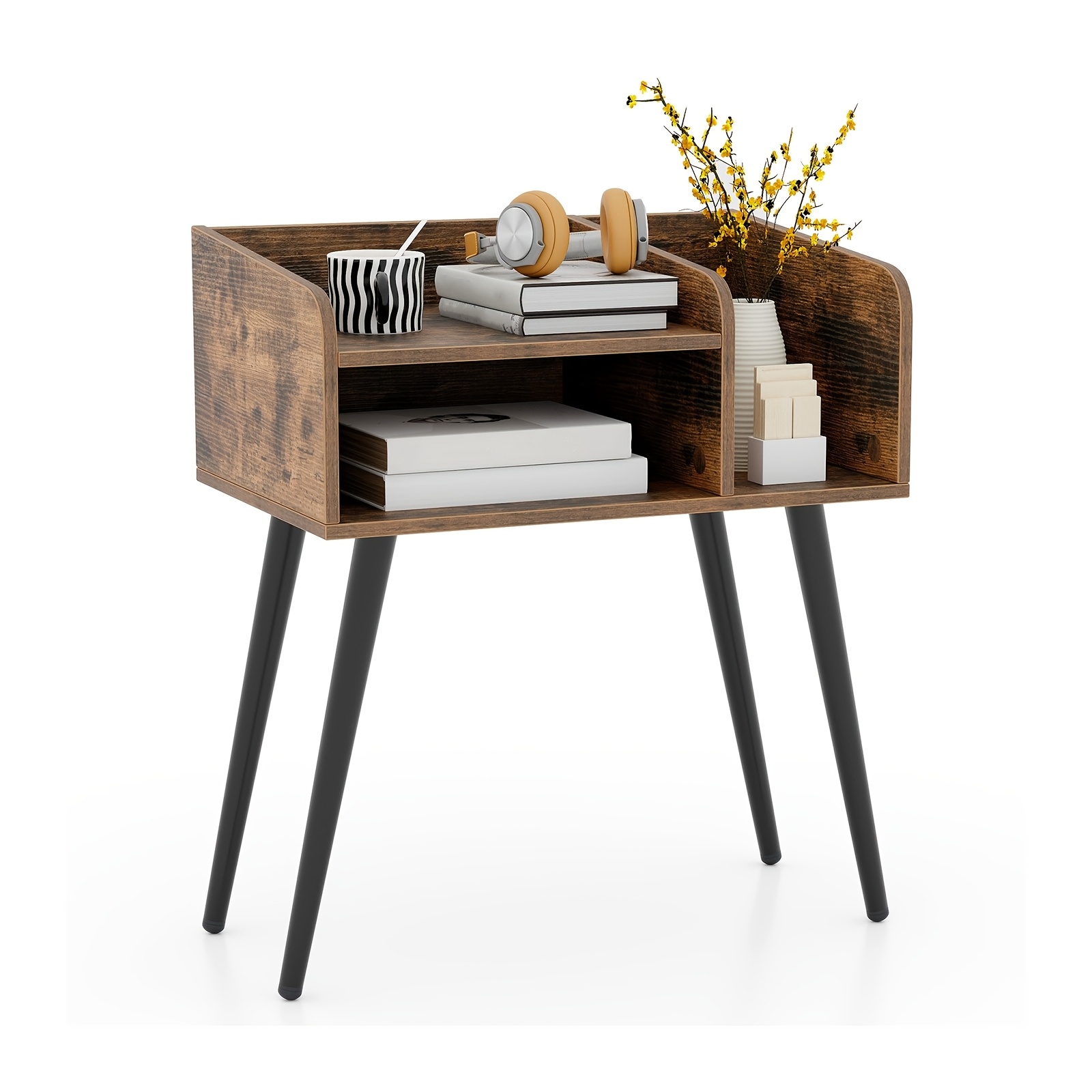 Century Modern Nightstand 2 tier Bedside Table - Temu