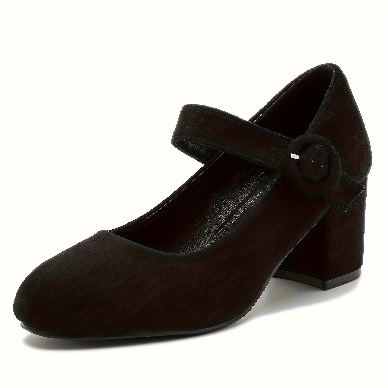 Escarpins Élégants Unis Femmes Bride Cheville Talons Épais - Temu France