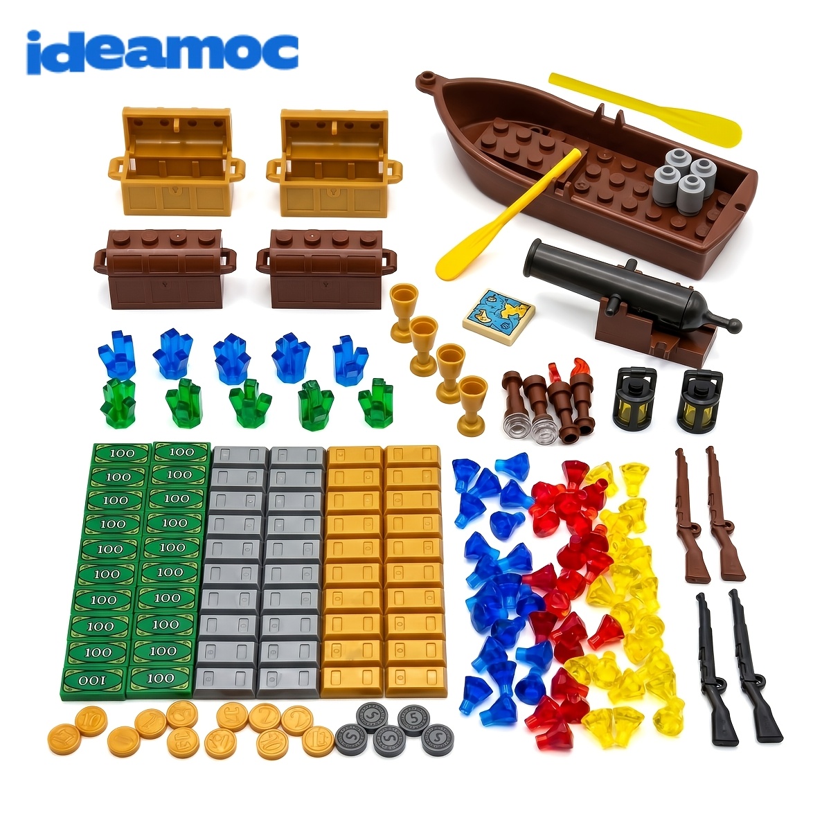 boat building blocks sold on Temu United States