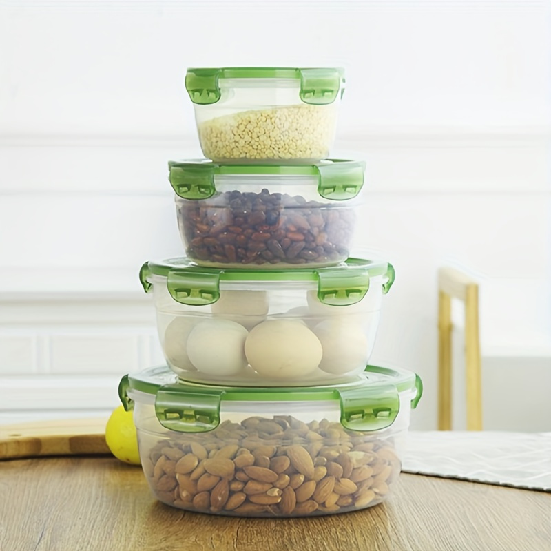 Stackable Refrigerator Food Storage Containers Lids Kitchen - Temu