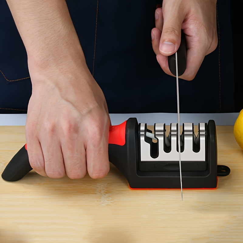 Kitchen Knife Sharpener Stainless Steel 1 Kitchen Manual - Temu United ...