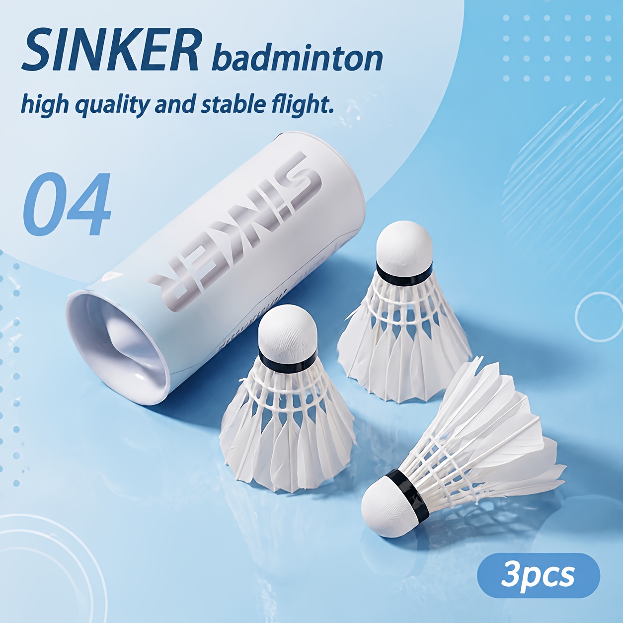 shuttlecock badminton sold on Temu United States