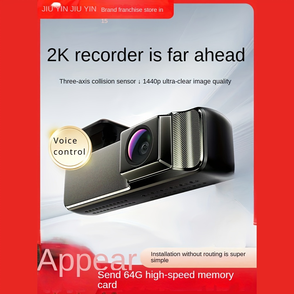 New Model Nine Sound Dash Cam 2023 Features 2k Ultra high - Temu Canada