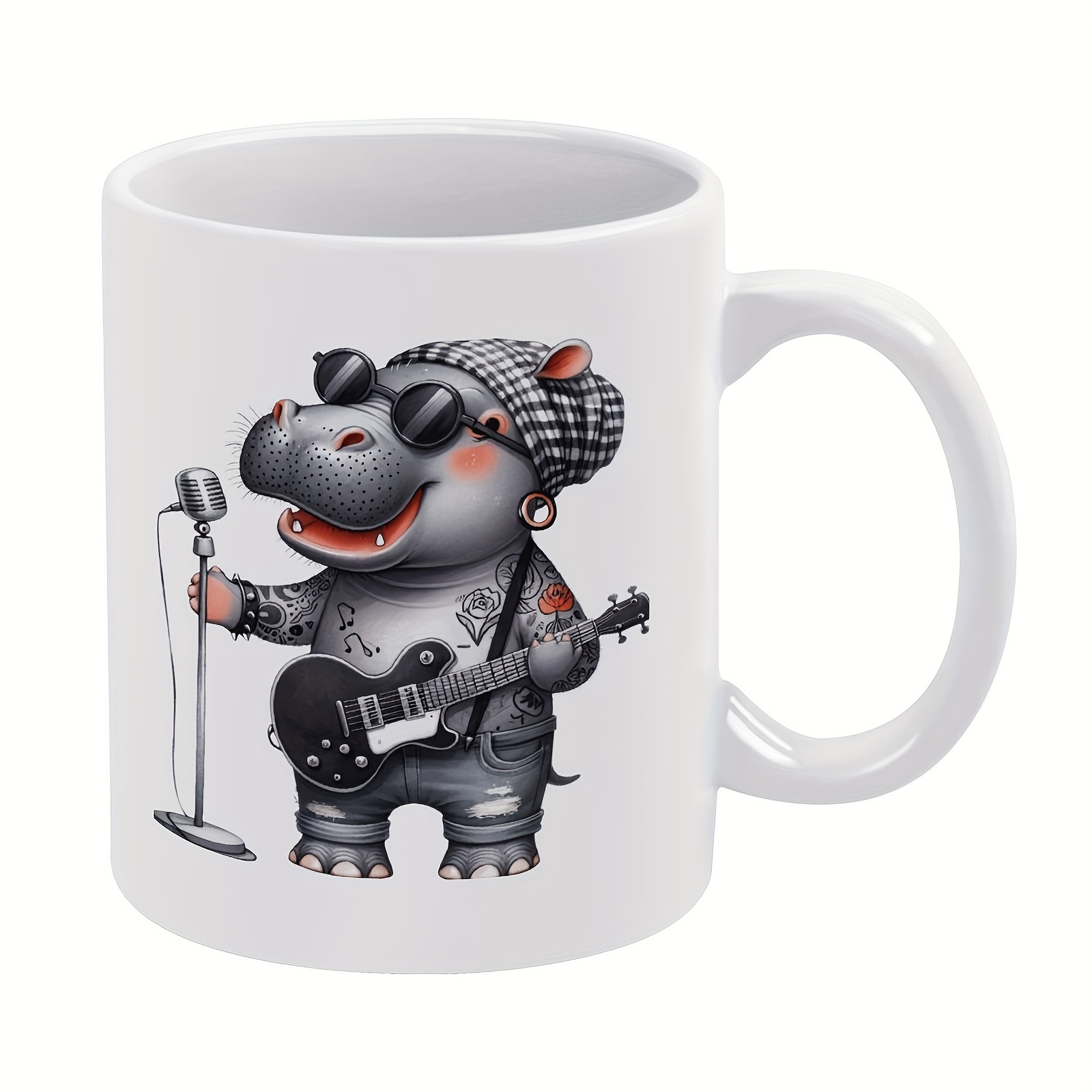 Mug Restaurant Coffee Rock Animals Sing (2) Gift Friends - Temu Philippines