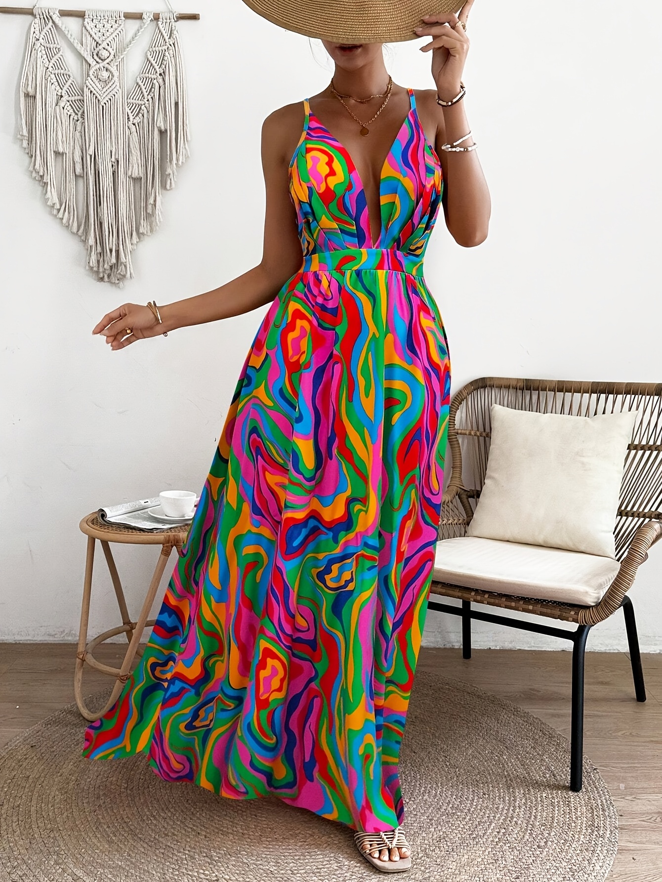 maxi dresses for women sold on Temu Canada