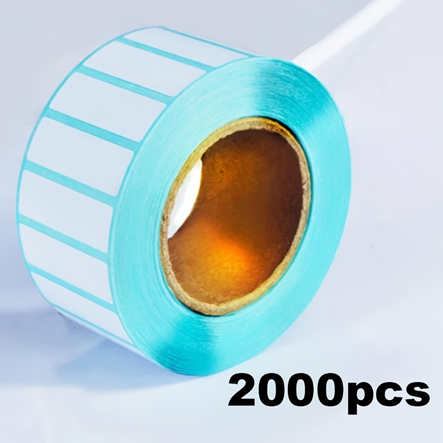 Thermal Paper Labels Roll 2000 Count Self adhesive Stickers - Temu