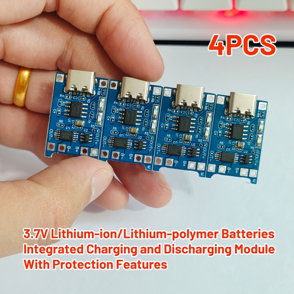 18650 battery charging board sold on Temu United States
