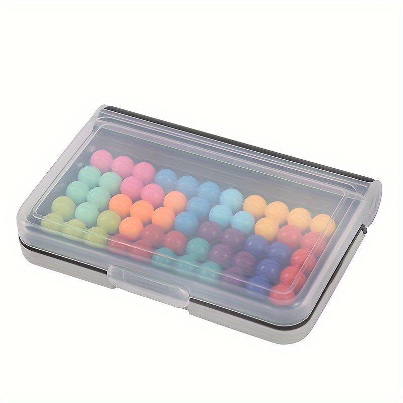 120 puzzle Adventure Game Iq 3d Pyramid Board Game Pearl - Temu