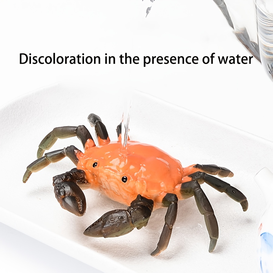 Coastal Style Halloween Resin Crab Outdoor Statue, Animal Theme Garden ...