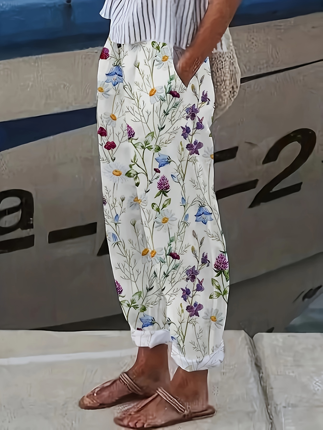 plus size cotton pants sold on Temu United States