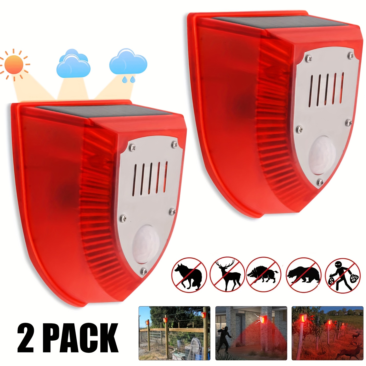 motion sensor dog barking sold on Temu United States