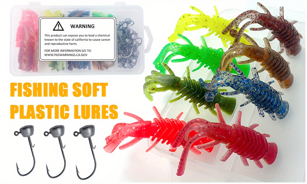Ned Rig Jig Heads Hellgrammite Soft Lures - Temu