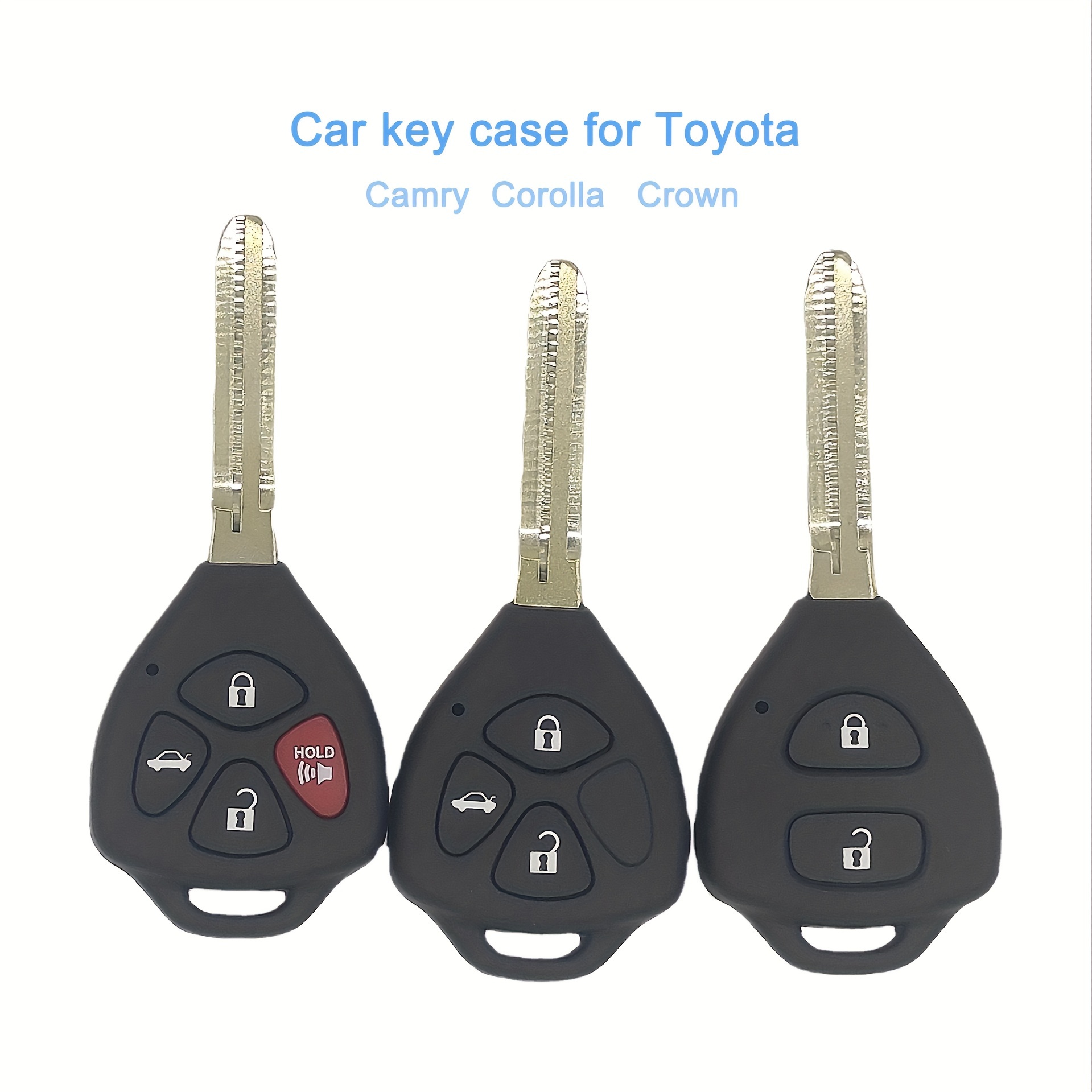Car Key Shell Case Toyota Camry Iq Mk - Temu Canada