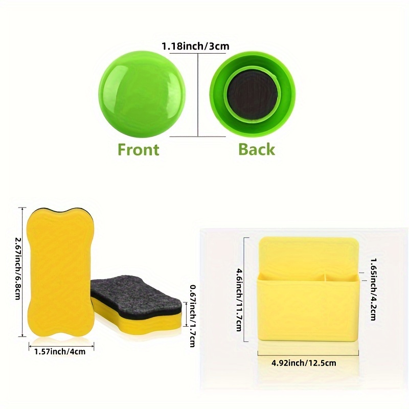 Assorted Color Magnetic Announcement Board Whiteboard - Temu
