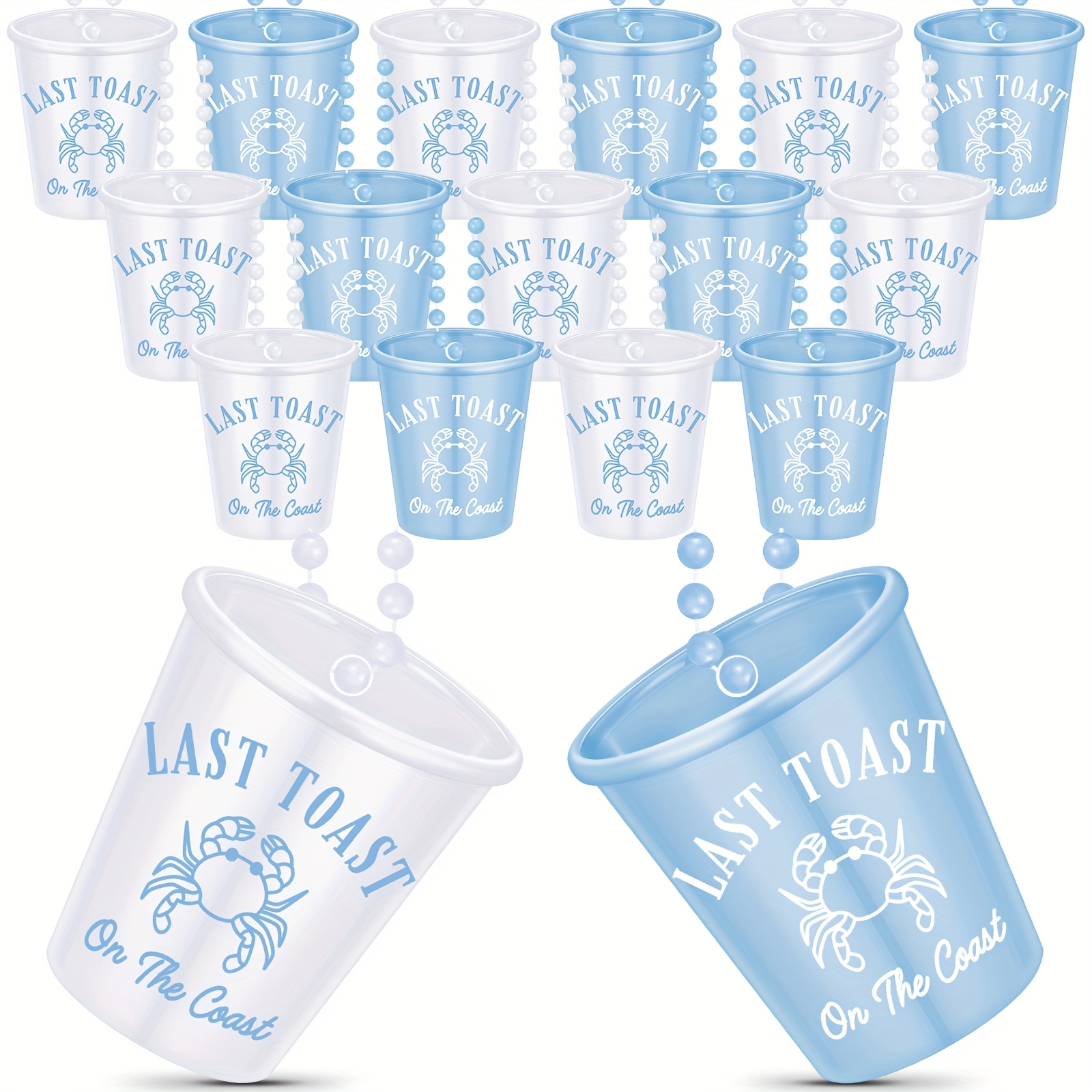 shot glass necklace sold on Temu United States