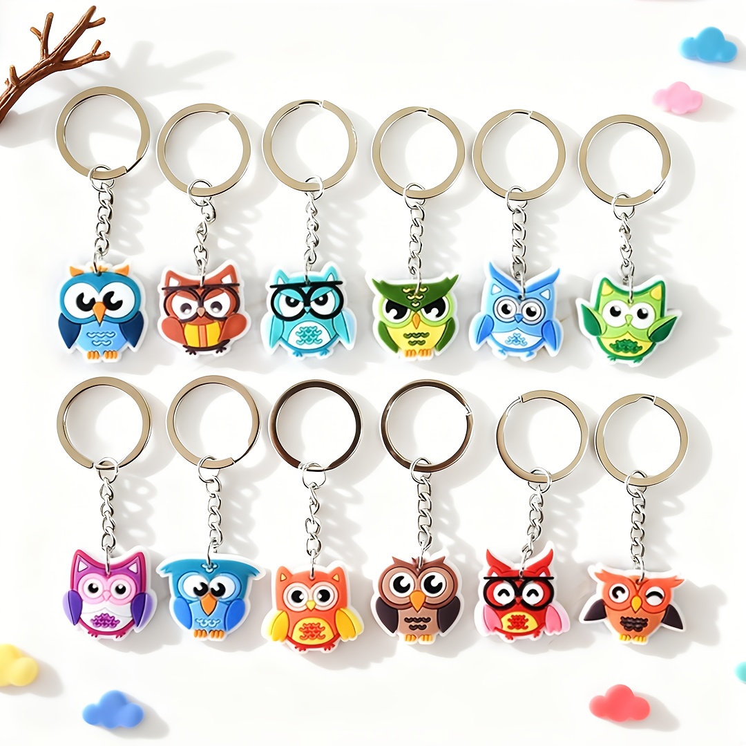 owl keychain sold on Temu United States