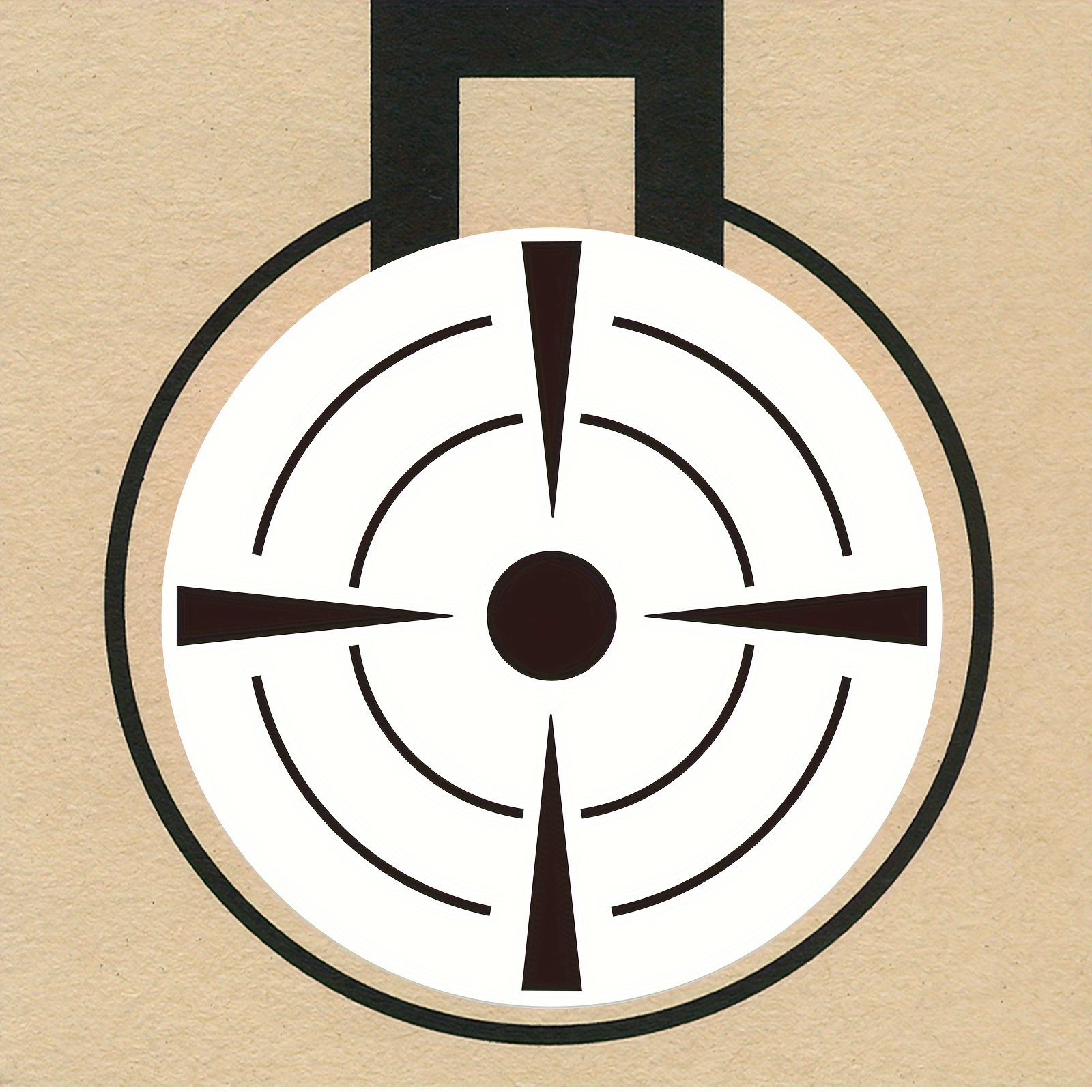 White Target Paper Archery Range Easy Apply Perfect - Temu United Kingdom