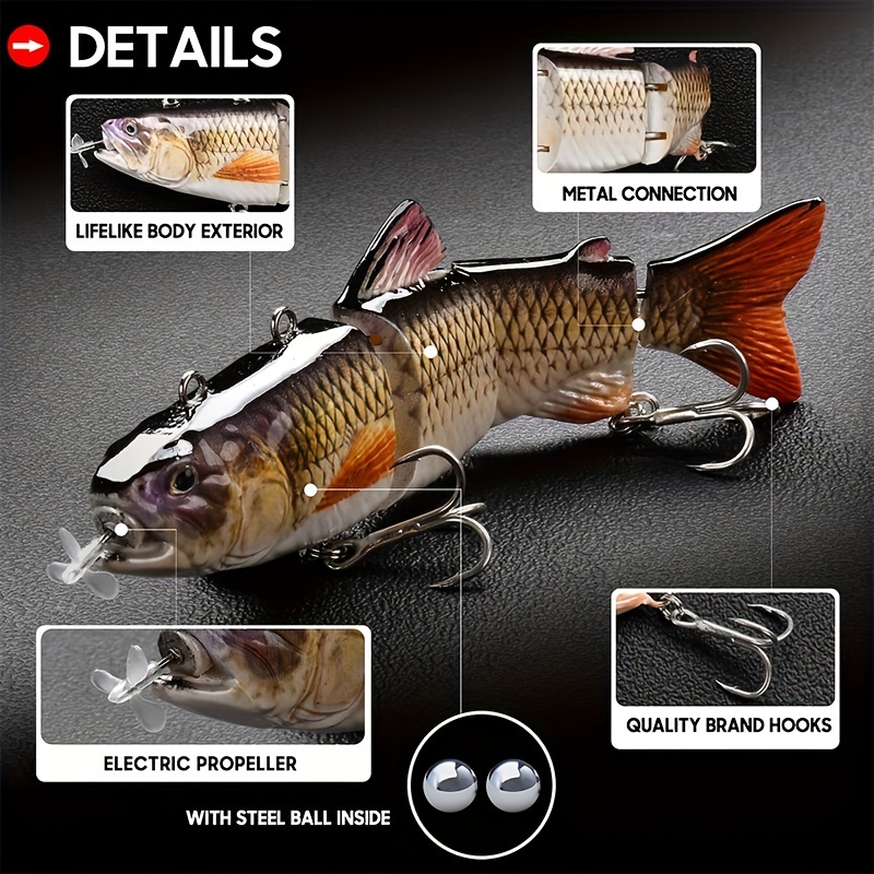 Bionic Swimming Lure Fishing Bionic Fishing Lures That Swim By Itself ...