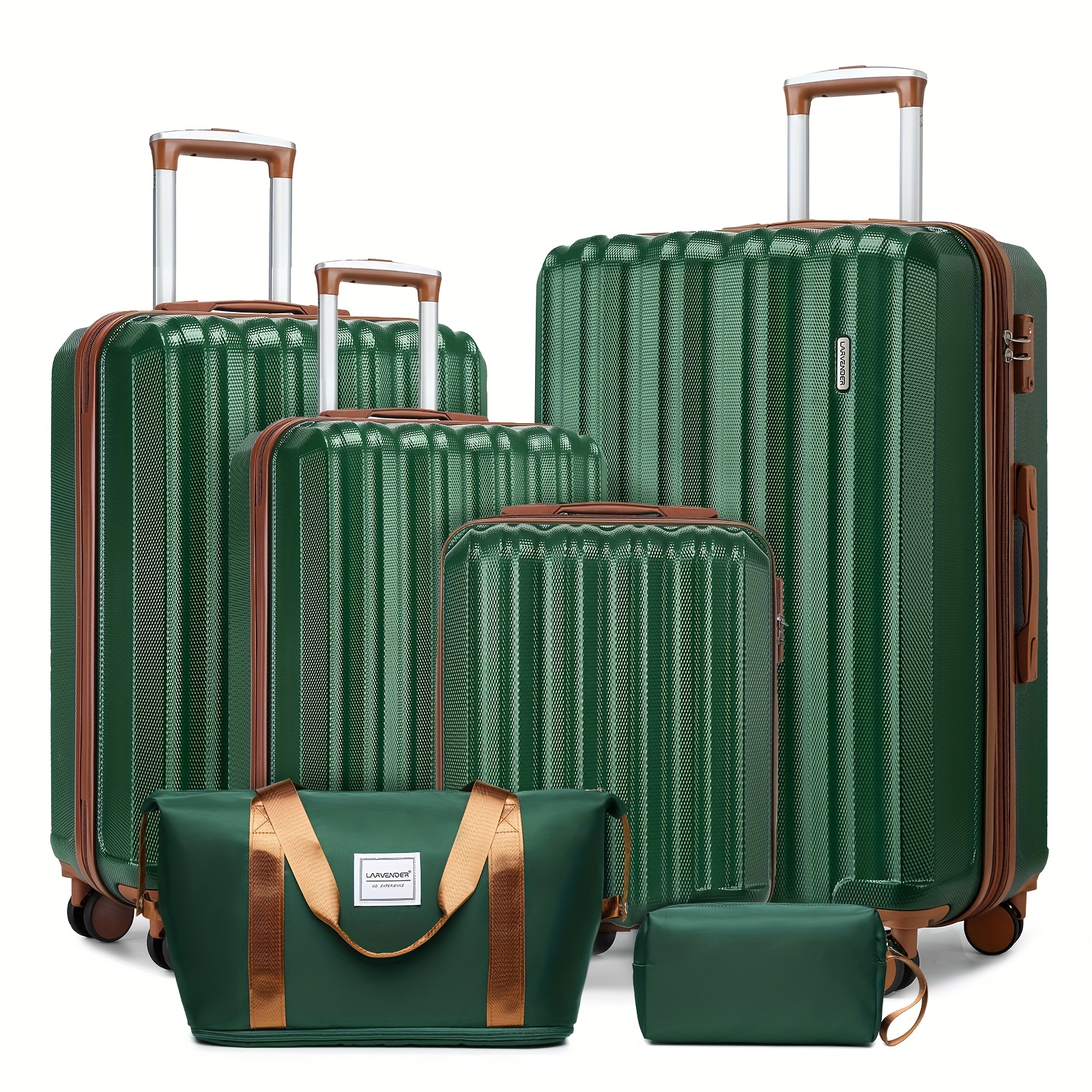hard shell luggage sets sold on Temu United States